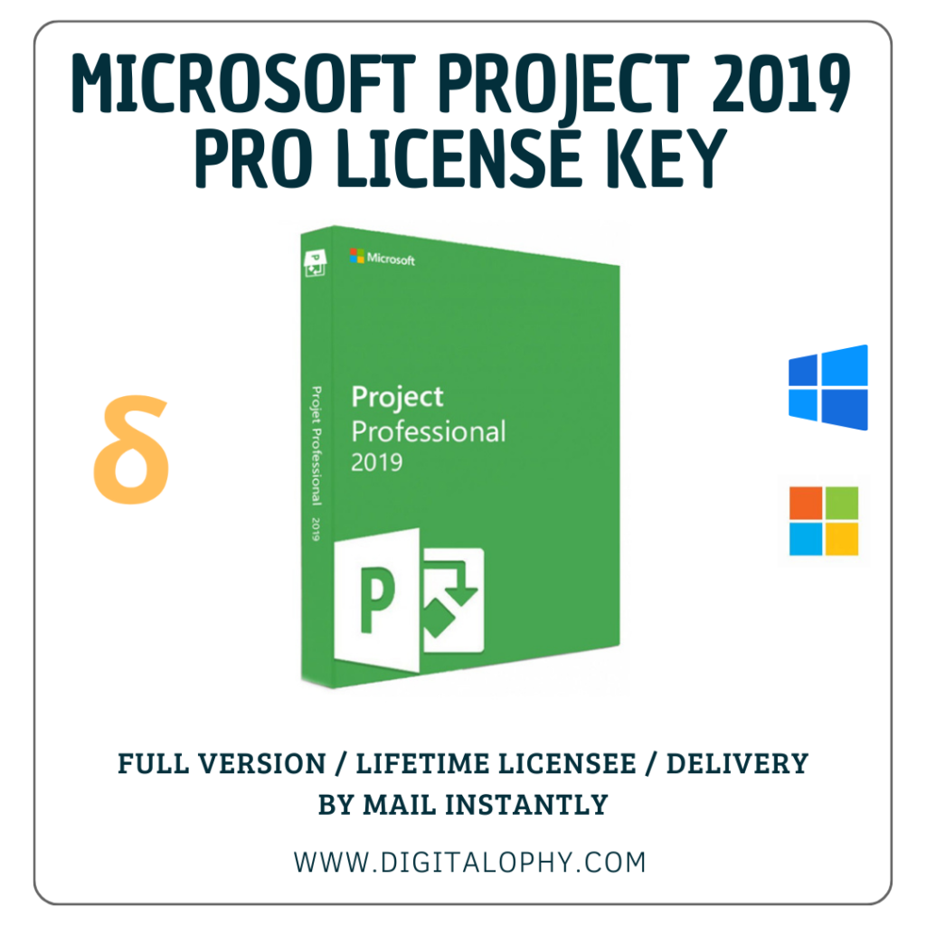 Microsoft Project 2019 Pro License Key - Digitalophy