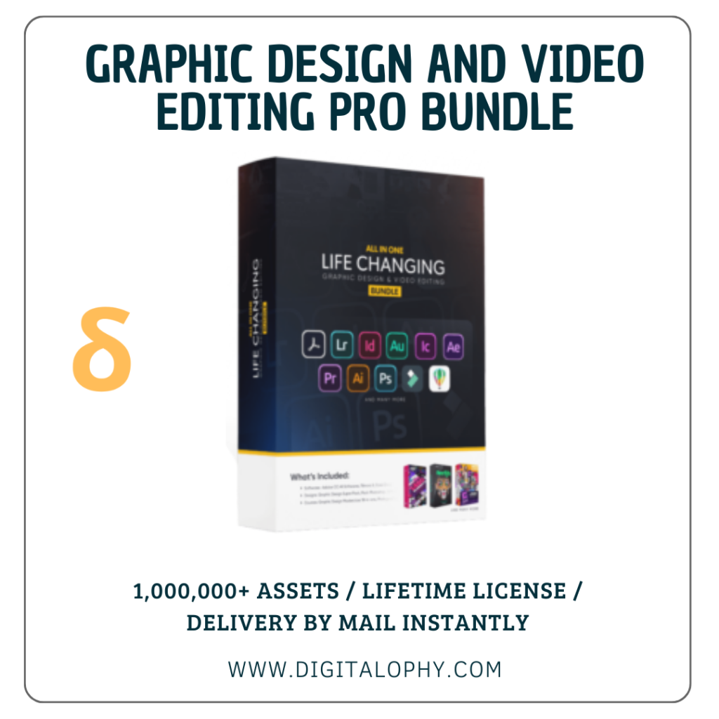 Graphic Design & Video Editing Pro Bundle - Digitalophy
